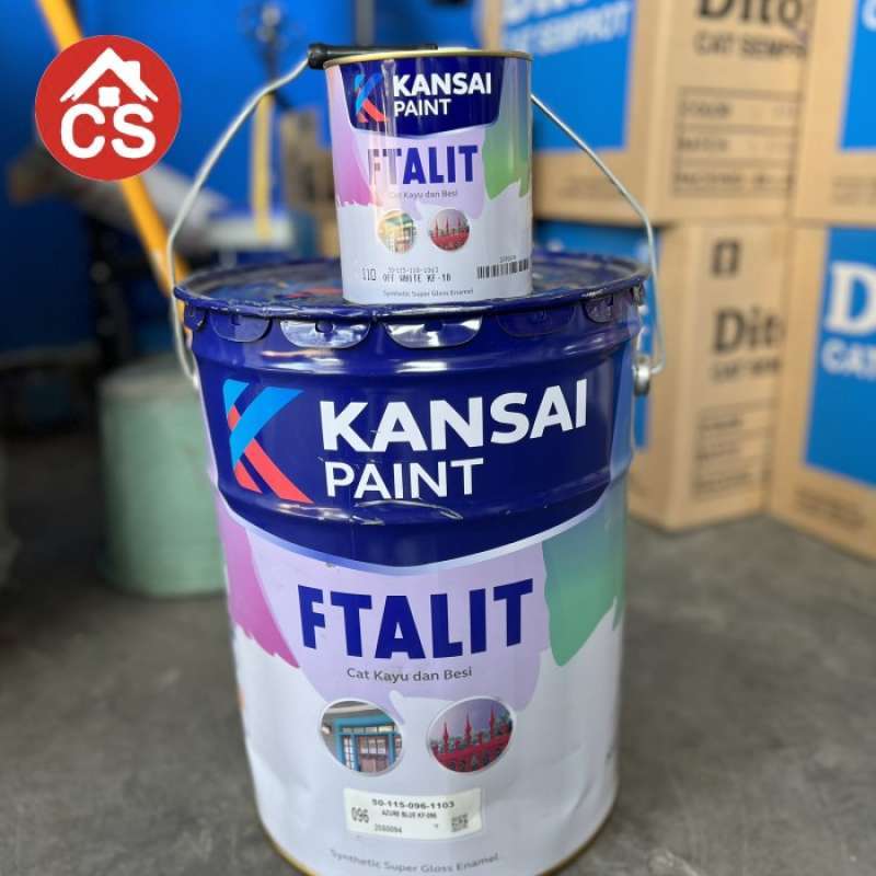 Promo Ftalit Cat Kayu Dan Besi 1pail Kansai Paint 20kg Ready Semua ...