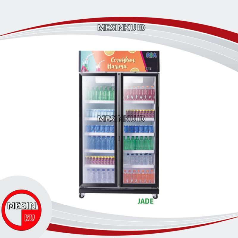Jual Showcase Chiller 2 Pintu 3 Pintu Rsa Display Cooler All Varian ...