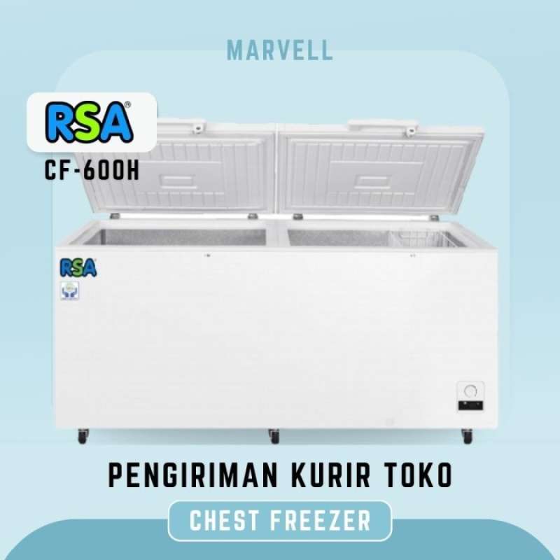 Promo Rsa Cf-600h Chest Freezer Box Chest Freezer 500 Liter Resmi ...