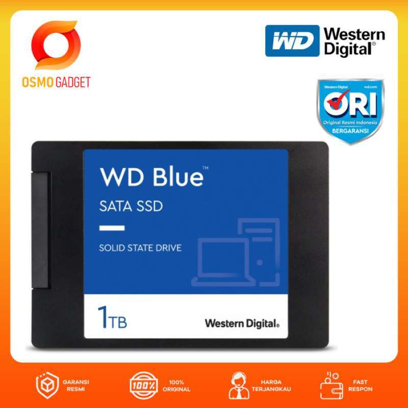 Promo Mo Ssd Wd Blue 3d Nand 1tb Sata Iii 3d 6gb/s Garansi Resmi Diskon ...