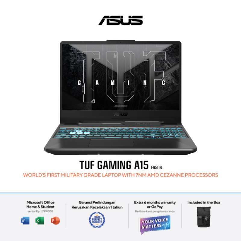 Jual Asus Tuf A15 Fa506nf-r525bxt-o Ryzen 5 7535hs 16gb Ssd 512gb ...