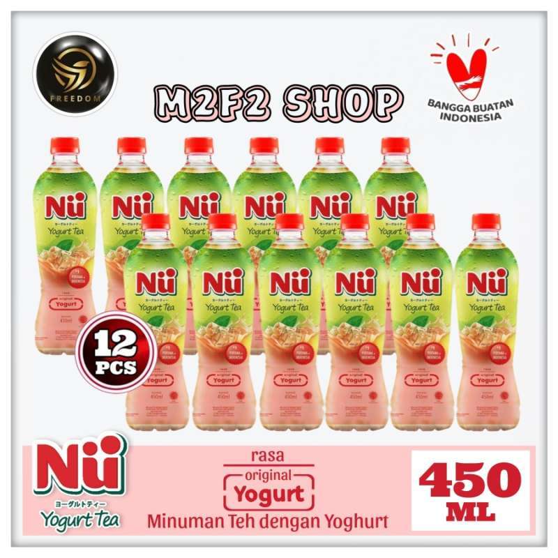 Promo Nu Green Yoghurt Tea | Teh Hijau Original Yogurt Botol Pet - 450 ...
