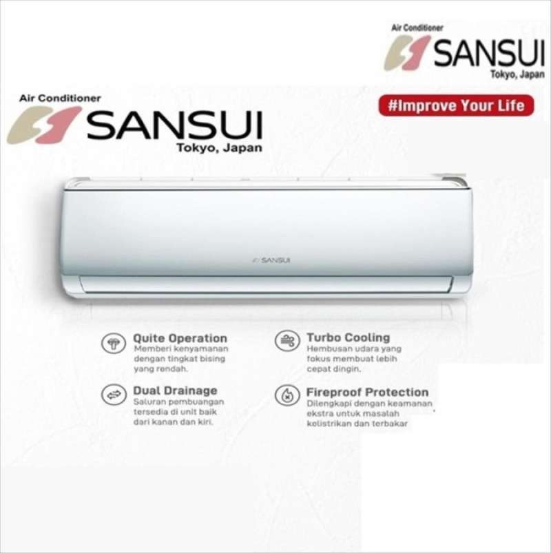Promo Ac Sansui Sa L09s2 / Sa L09 S2 , Split Standar 1 Pk R32 Japan ...
