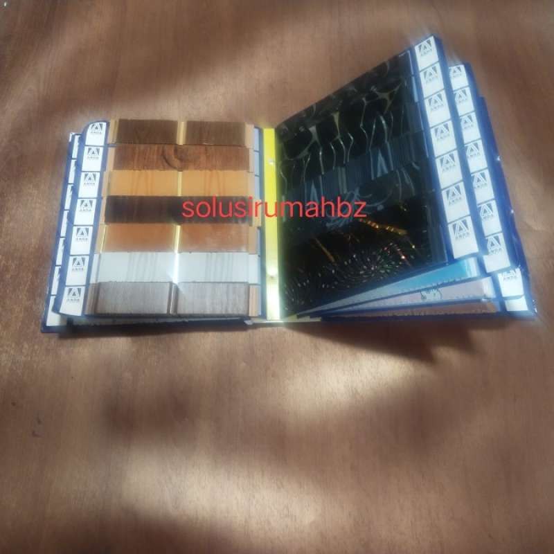 Jual Katalog Plafon Pvc Contoh Asli Plastik Catalog Kartu Warna Color ...