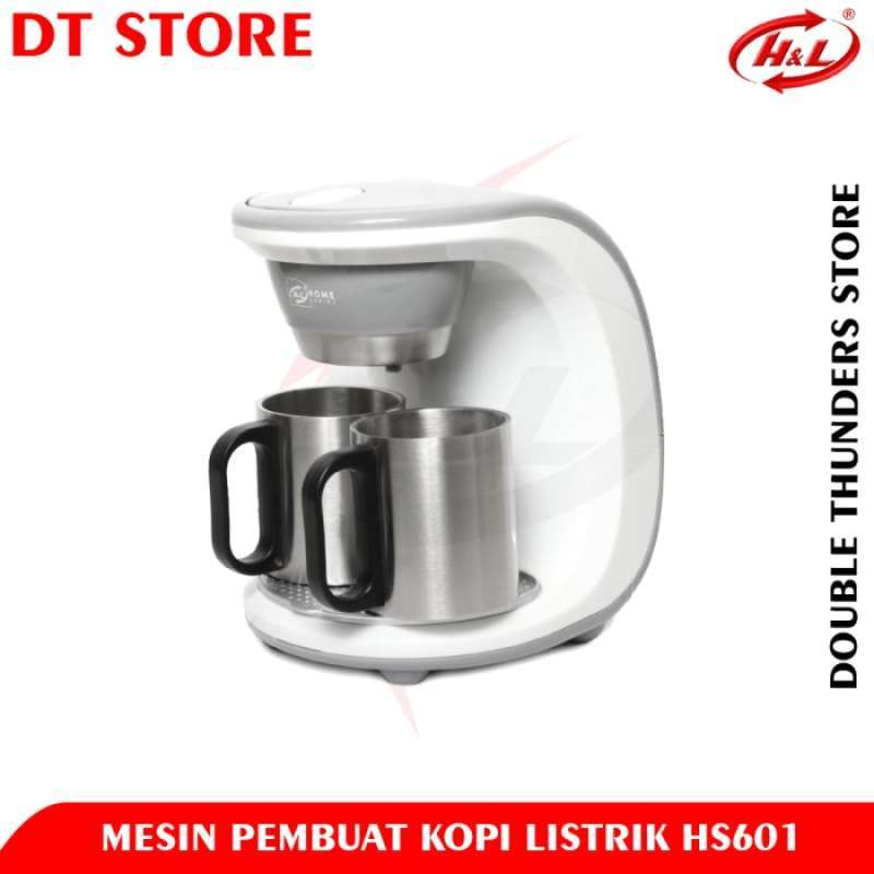 Promo Hl Mesin Kopi Listrik Drip Coffee Maker Terbaru - Stainless Cups ...