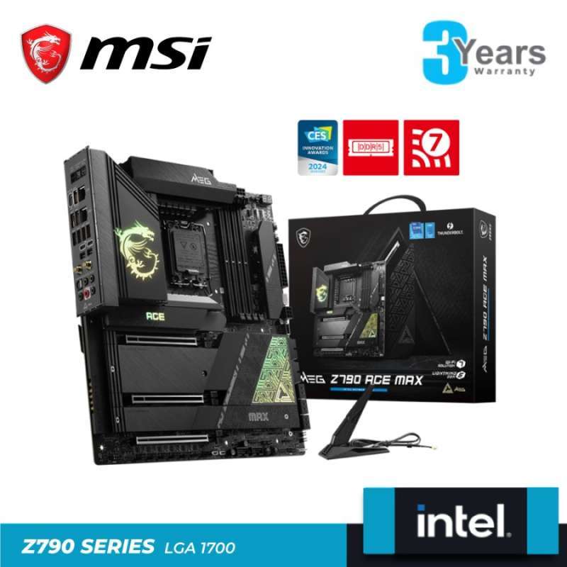 Jual Msi Meg Z790 Ace Max Ddr5 (intel Lga 1700, Support Gen 14) Di ...
