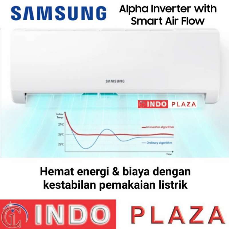 Jual Ac Samsung 1 Pk New 2021 Alpha Inverter Ar09ayhlawknse Di Seller Indo Plaza - Indo Plaza ...
