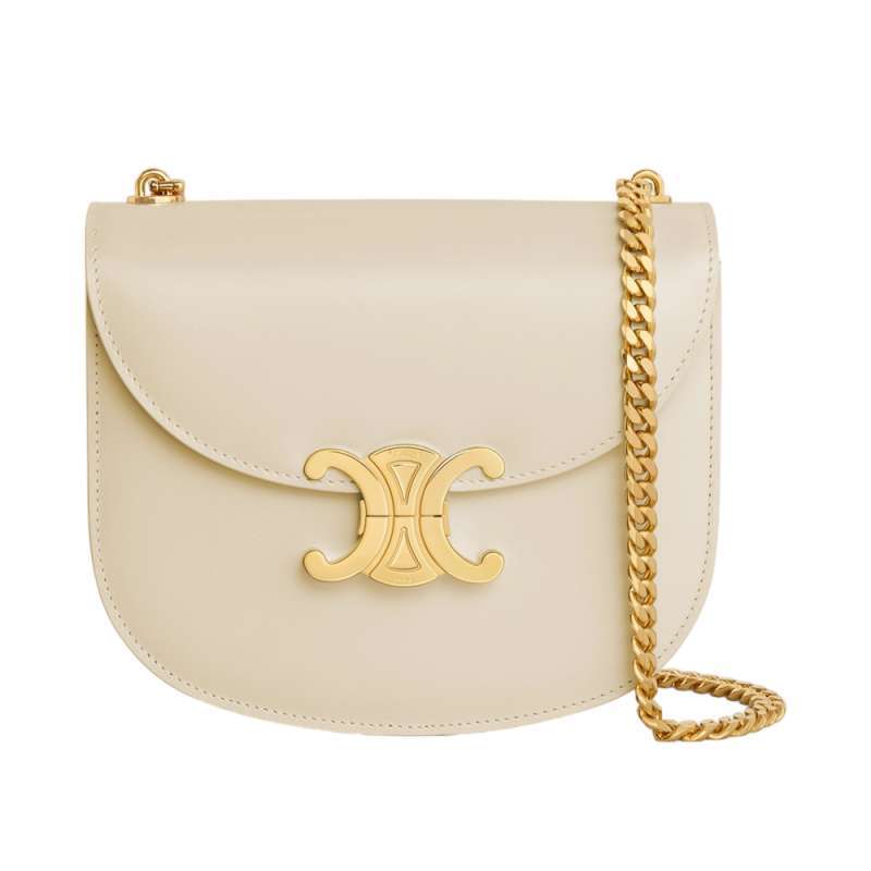 Promo Celine Chain Besace Triomphe Shiny Calfskin Pampa Diskon 30% Di ...