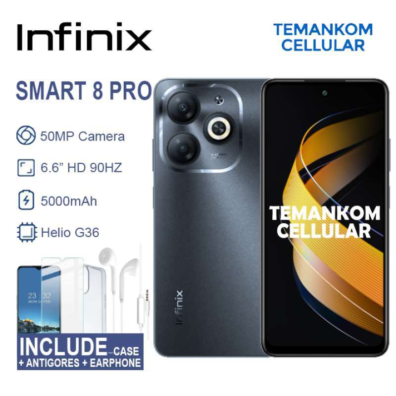 Jual Infinix Smart 8 Pro Ram 16gb 8+8gb Extend Ram 8/128 8gb Ram 128gb Resmi Di Seller Temankom ...