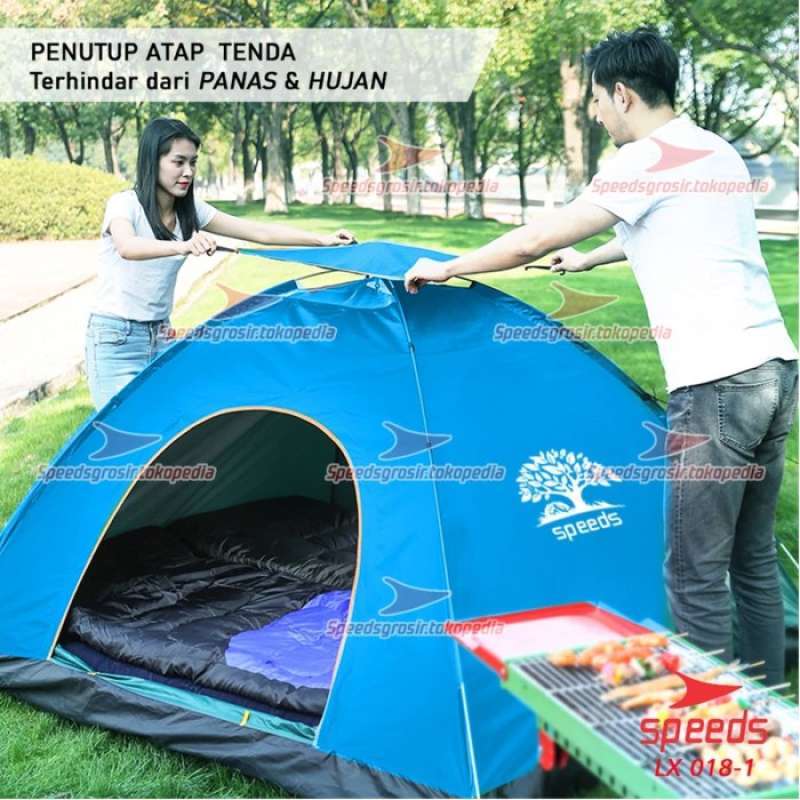 Jual Tenda Camping Buka Otomatis Original 2 Orang Tipe 001 - Kuning ...