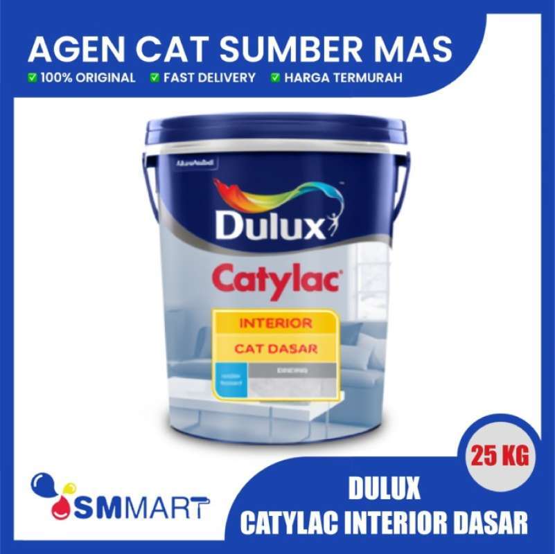 Promo Catylac Interior Primer Cat Dasar Tembok Alkali Catylac 25kg Pail ...