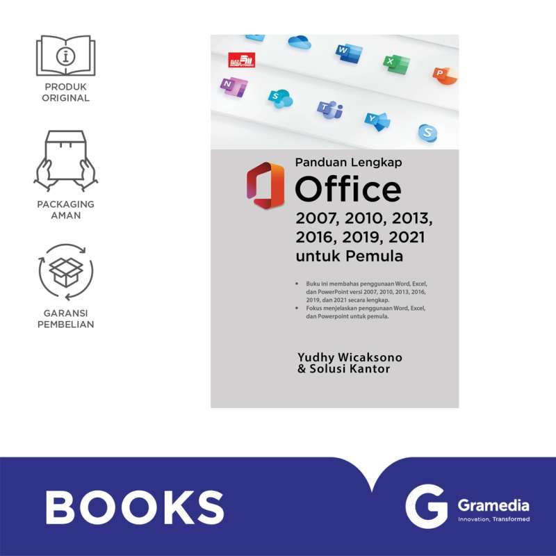 Jual Buku Panduan Lengkap Office 2007, 2010, 2013, 2016, 2019, 2021 Untuk Pemula Di Seller ...
