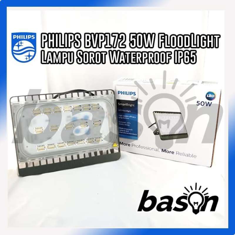 Promo Philips Bvp172 50w Led Flood Light 4300lm Wide Beam Diskon 50% Di Seller Poroswonderland ...
