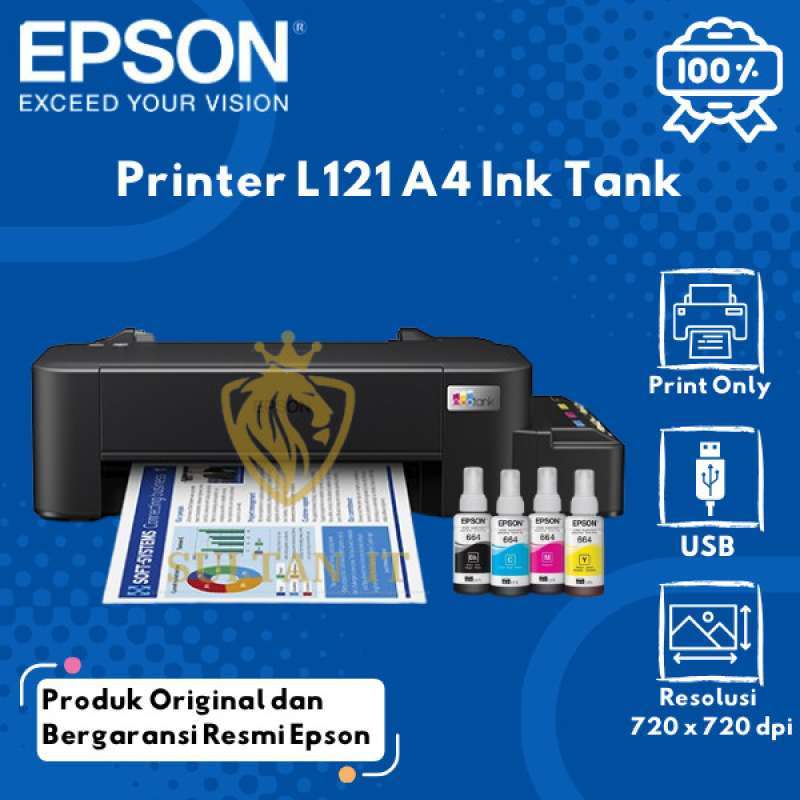 Promo Printer Epson L121 Pengganti L120 (print Only) Diskon 9% Di Seller Safka Store - Mekarsari ...