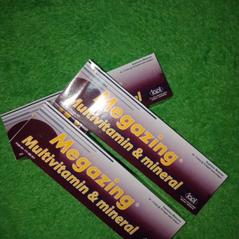 Promo Vitamin C , E , Zinc Megazing Multivitamin Dan Mineral Per Box ...