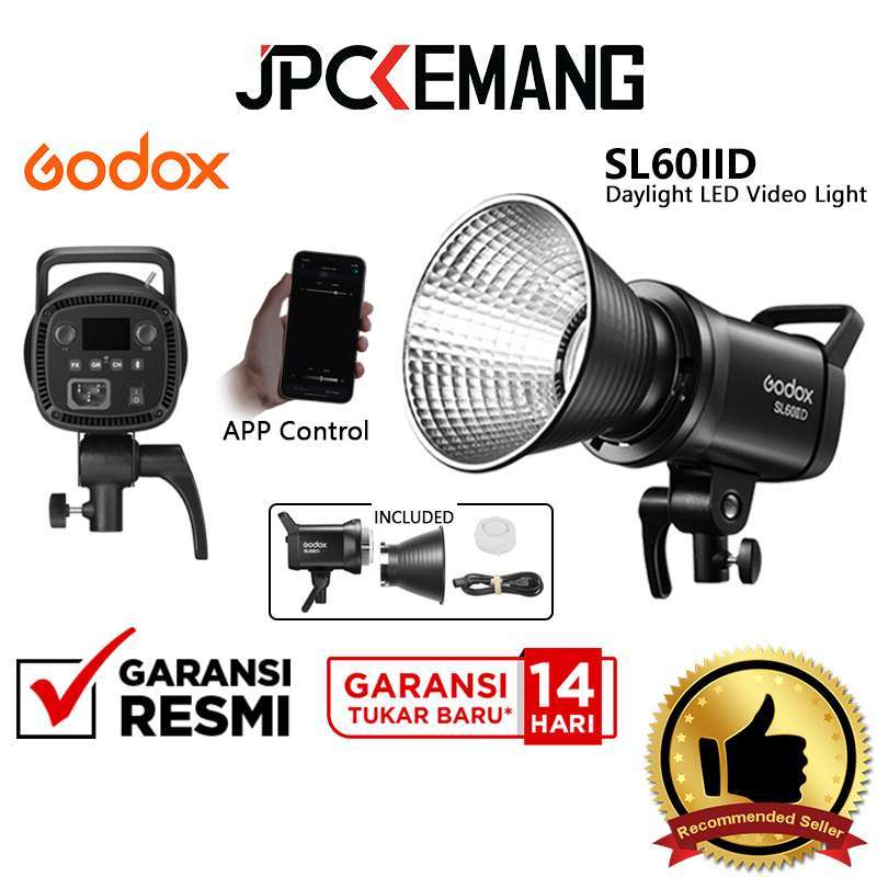 Promo Jpc Kemang Godox Sl60iid Day Light Led Video Light Studio Flash ...