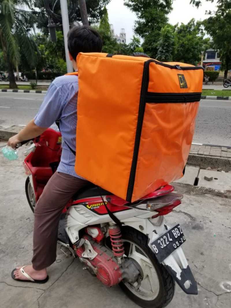 Promo Tas Delivery Model Ransel Ojol Kurir Makanan Box Motor Diskon ...
