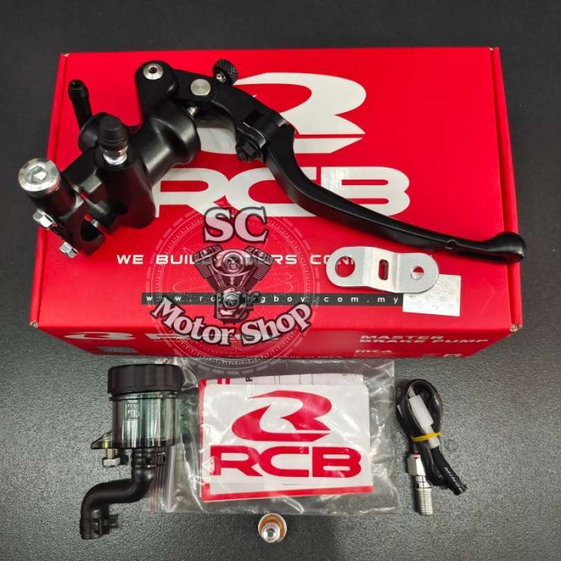 Promo Master Rem Kanan Rcb Radial S1 Long Lever 14mm + Switch Rem ...