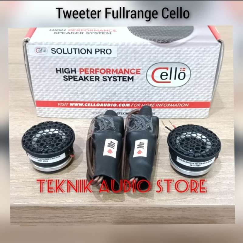 Promo Tweeter Fullrange Cello 1.5inch Solution Pro Baru Diskon 5% Di ...