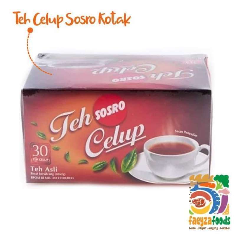 Jual Teh Sosro/teh Celup Sosro Kotak (isi 30 Pcs) Di Seller Laku Shop ...