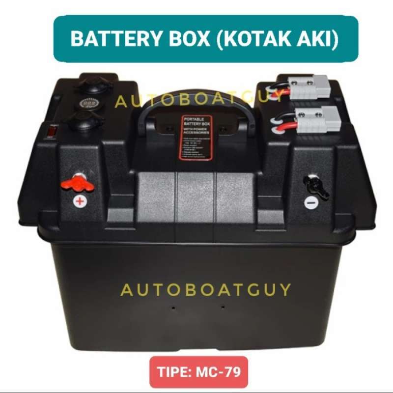 Promo Battery Box ( Boks Aki / Baterai ) Untuk Trolling Motor / Camper ...