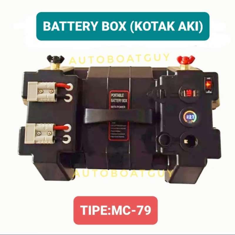 Promo Battery Box ( Boks Aki / Baterai ) Untuk Trolling Motor / Camper ...