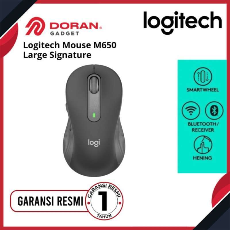 Promo Logitech Signature M650 L Mouse Wireless Bluetooth Silent Full Size Diskon 33% Di Seller ...