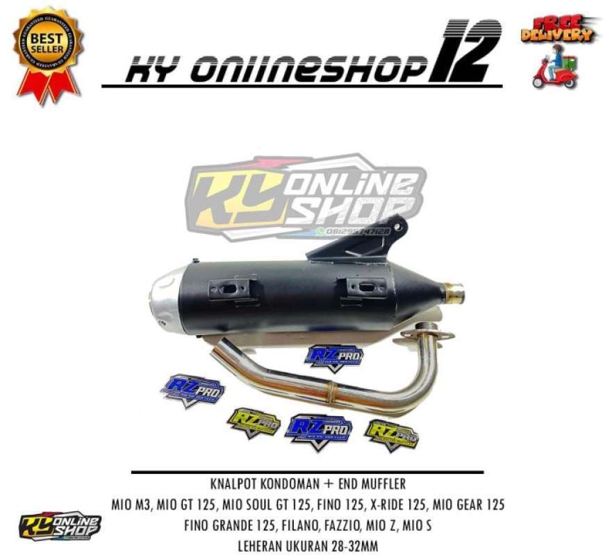 Promo Knalpot Kondoman Full Saringan Filano + End Muffler Vietnam / Rz Pro ; Diskon 33% Di ...