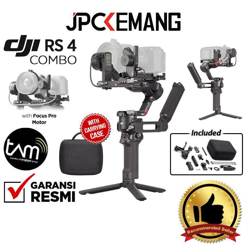 Promo Jpc Kemang Dji Rs 4 Combo Gimbal Stabilizer Camera Dji Ronin S4 ...
