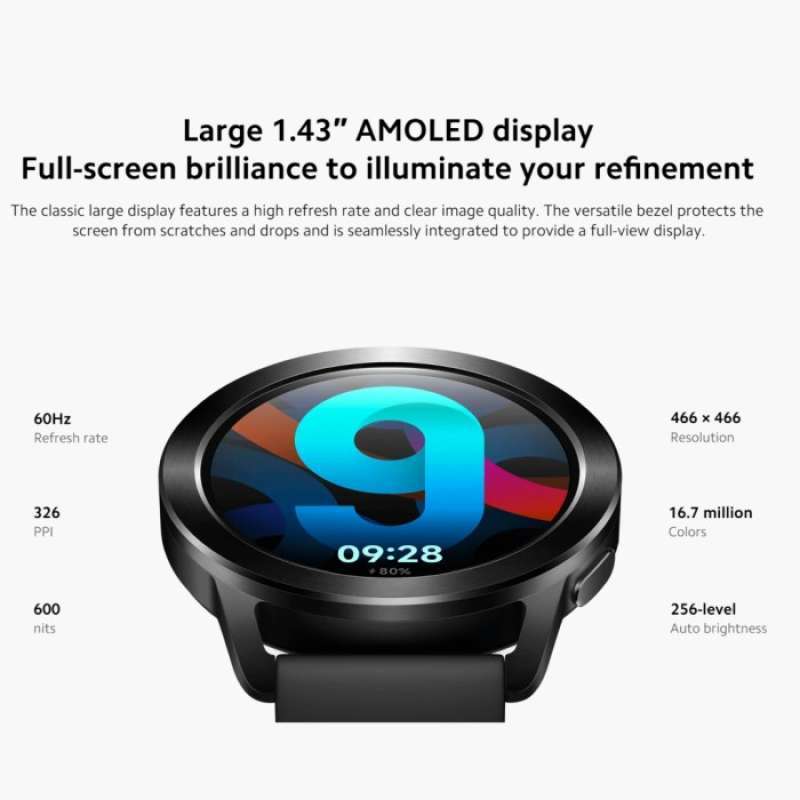 Jual Watch S3 - 1.43 Inch Amoled Smartwatch - Garansi Resmi 1 Tahun Indonesia Di Seller ...