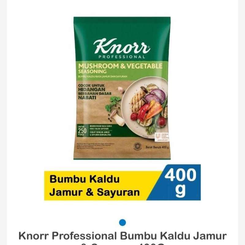 Jual Knorr Professional Bumbu Kaldu Jamur & Sayuran 400g Di Seller Toko ...