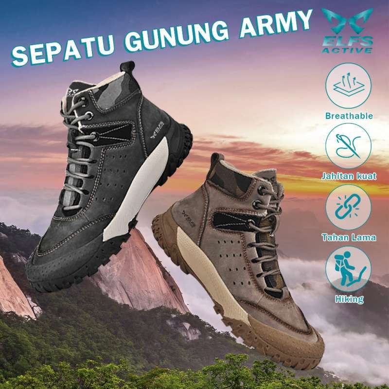 Jual Elfs Active Atlas Hiking Shoes - Sepatu Gunung High Cut Water ...