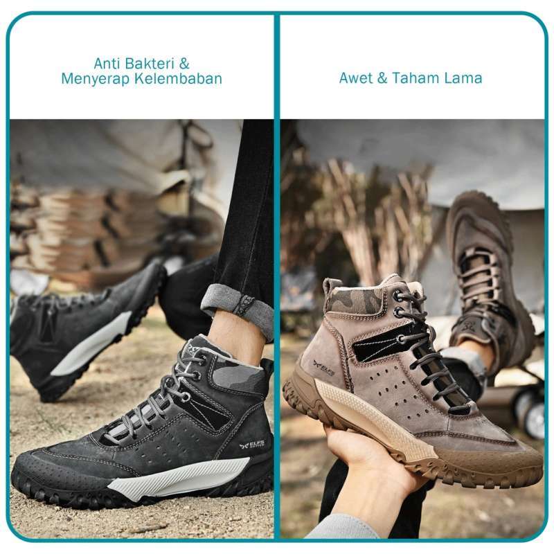 Jual Elfs Active Atlas Hiking Shoes - Sepatu Gunung High Cut Water ...