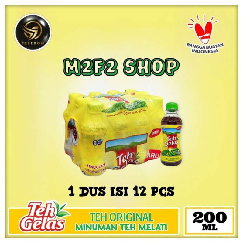 Promo Teh Gelas Original Tea Botol Plastik Pet - 200 Ml (kemasan Pack ...