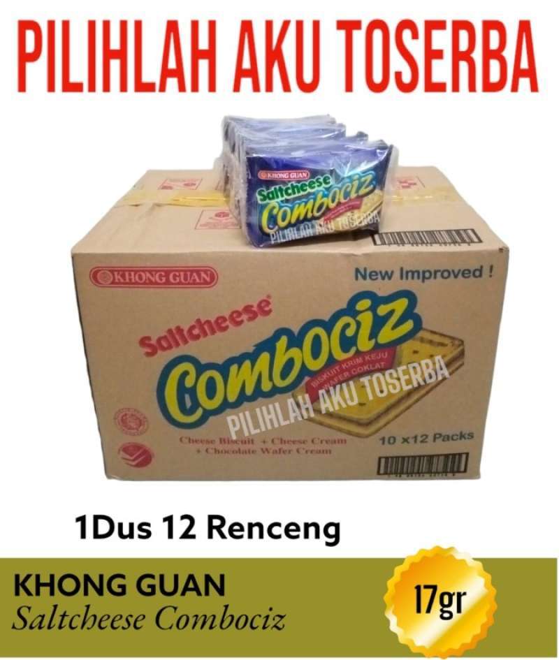 Promo Biskuit Khong Guan Saltcheese Combociz Renceng - ( Harga 1 Dus ...