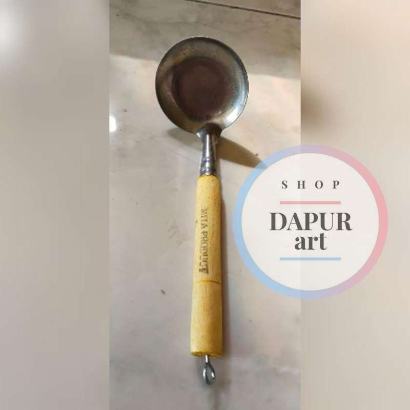 Jual Irus Cintung Centong Sendok Kuah Sayur Bakso Stainless - Kayu ...
