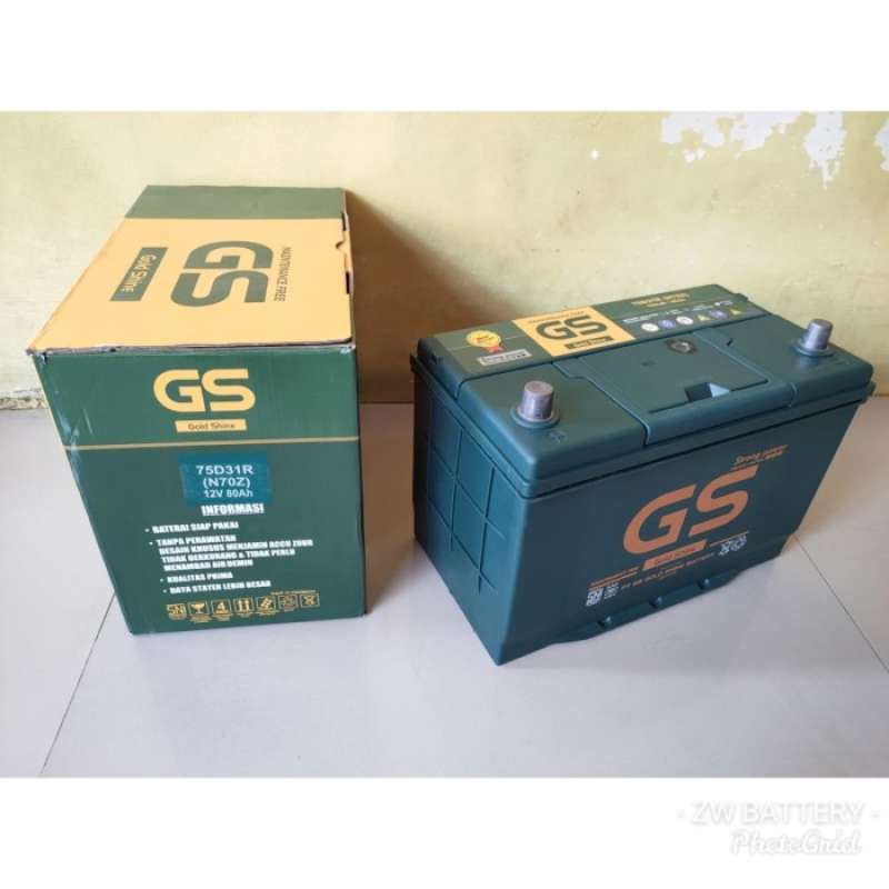 Promo Aki Gs Mf N70 12v 70ah 65d31r Battery L200 L300 Terbaru Diskon 8% ...