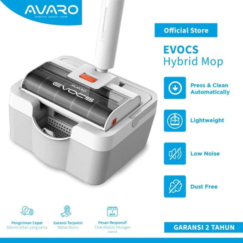 Promo Avaro Evocs Hybrid Mop Cordless - Alat Pel Canggih Wet & Cleaning ...