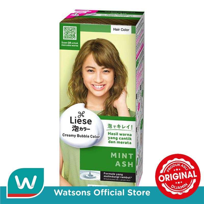 Jual Liese Hair Color Creamy Bubble Color Mint Ash Di Seller Watsons ...