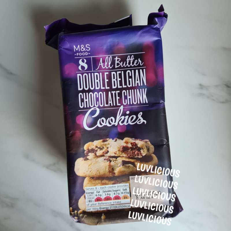 Promo M&s Mark Marks And Spencer Double Belgian Chocolate Chunk Cookies ...