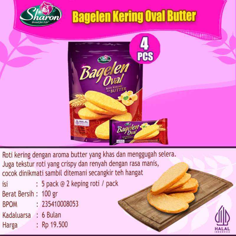 Promo Sharon Bakery - Paket Roti Bagelen Kering Dan Roti Sisir Diskon ...