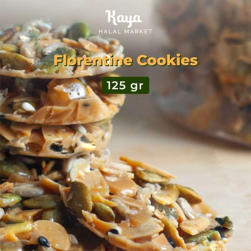 Promo Florentine Cookies / Crispy Caramel Mix Nuts Cookies By Chaca ...