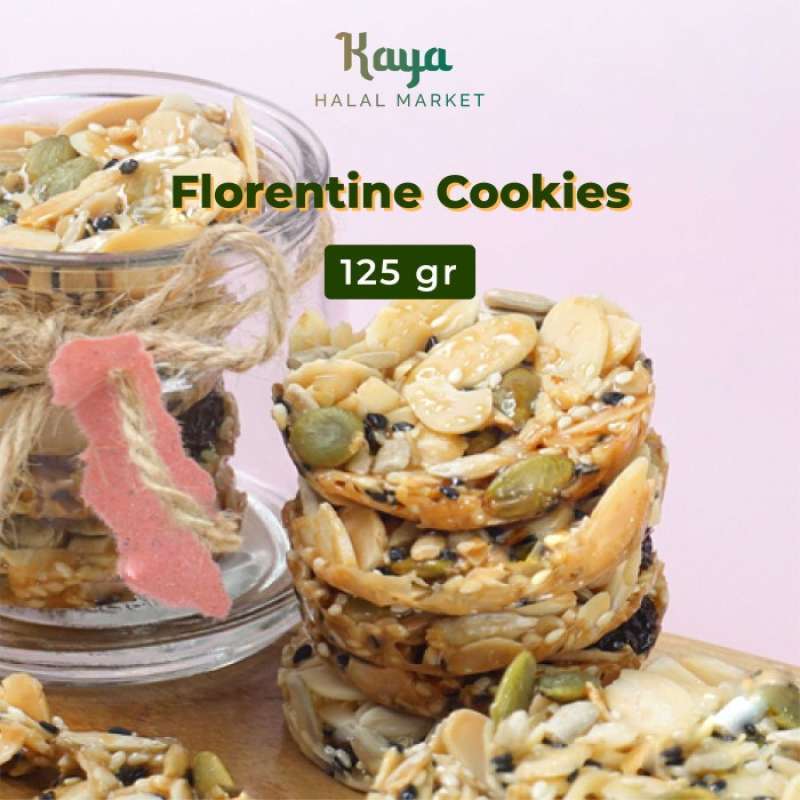 Promo Florentine Cookies / Crispy Caramel Mix Nuts Cookies By Chaca ...