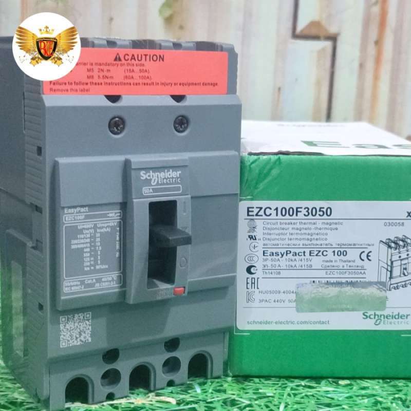 Promo Mccb Schneider Breaker Ezc100f 3p 50a Ezc100f3050 3phase 50 A 3 Phase Diskon 23% Di Seller ...