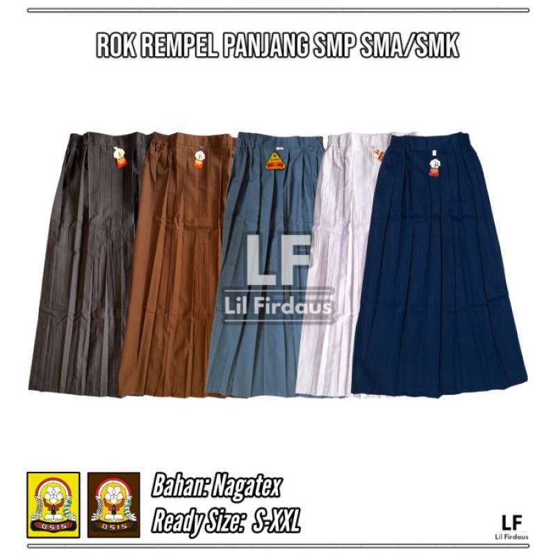 Promo Rok Rempel Panjang Untuk Anak Sekolah Smp Sma Smk Diskon 23% Di ...