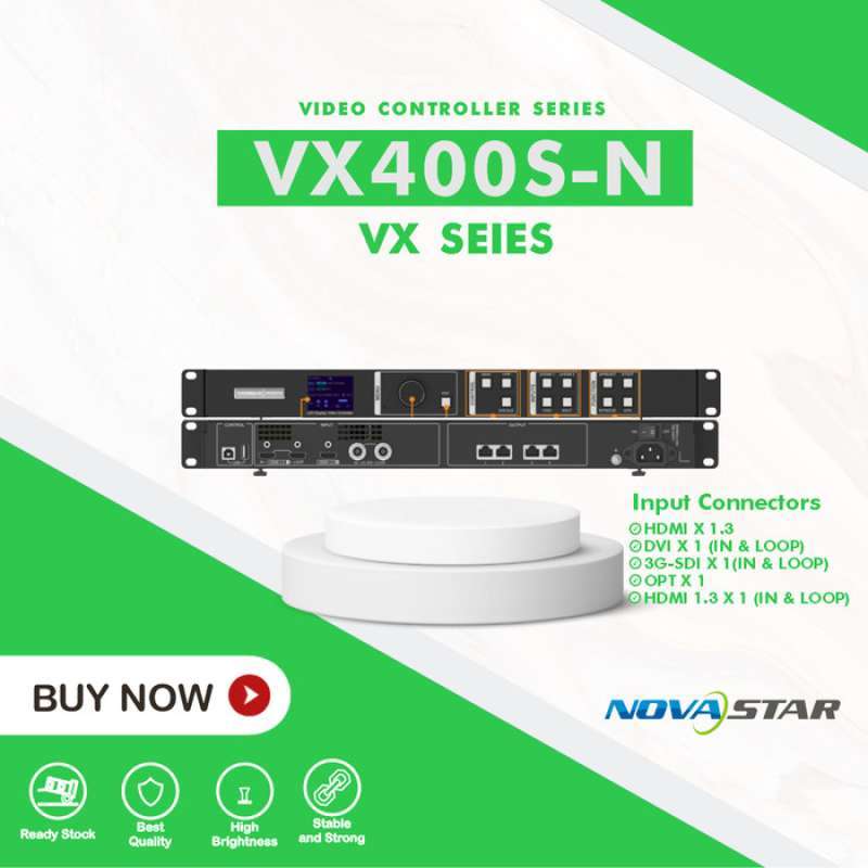 Promo Led Videoprocessor Controller Vp Novastar Vx400s-n Sending Card ...