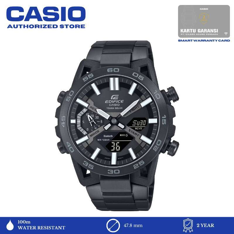 Promo Jam Tangan Pria Casio Edifice Ecb-2000dc-1bdf Diskon 25% Di Seller Casio Authorized ...