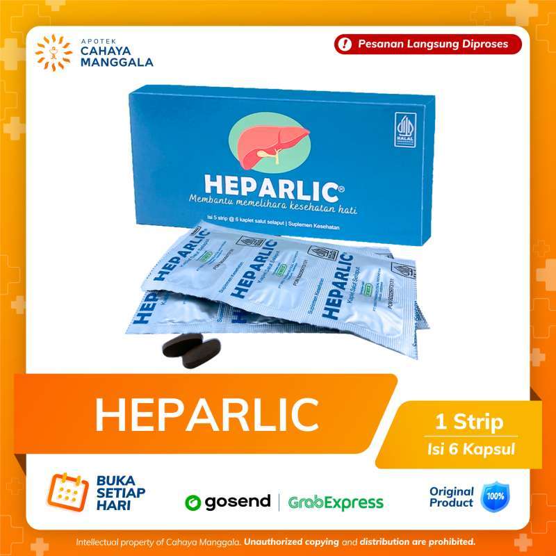 Jual Heparlic Suplemen Kesehatan Hati Per Strip 6 Kaplet Di Seller ...
