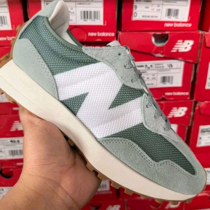 Jual New Balance 327 Sneakers For Mens Original Bnib Grey White ...