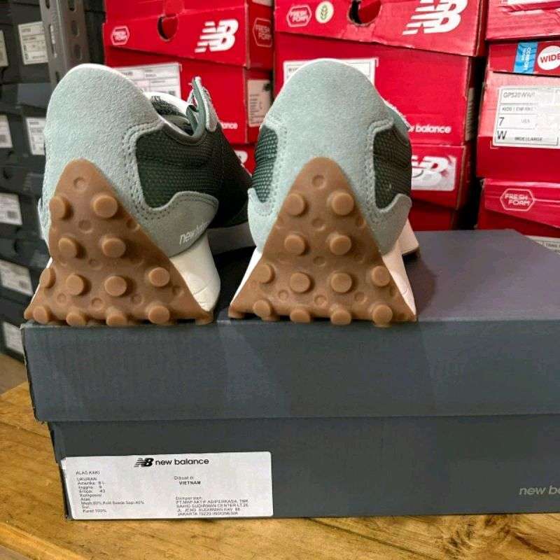 Jual New Balance 327 Sneakers For Mens Original Bnib Grey White ...